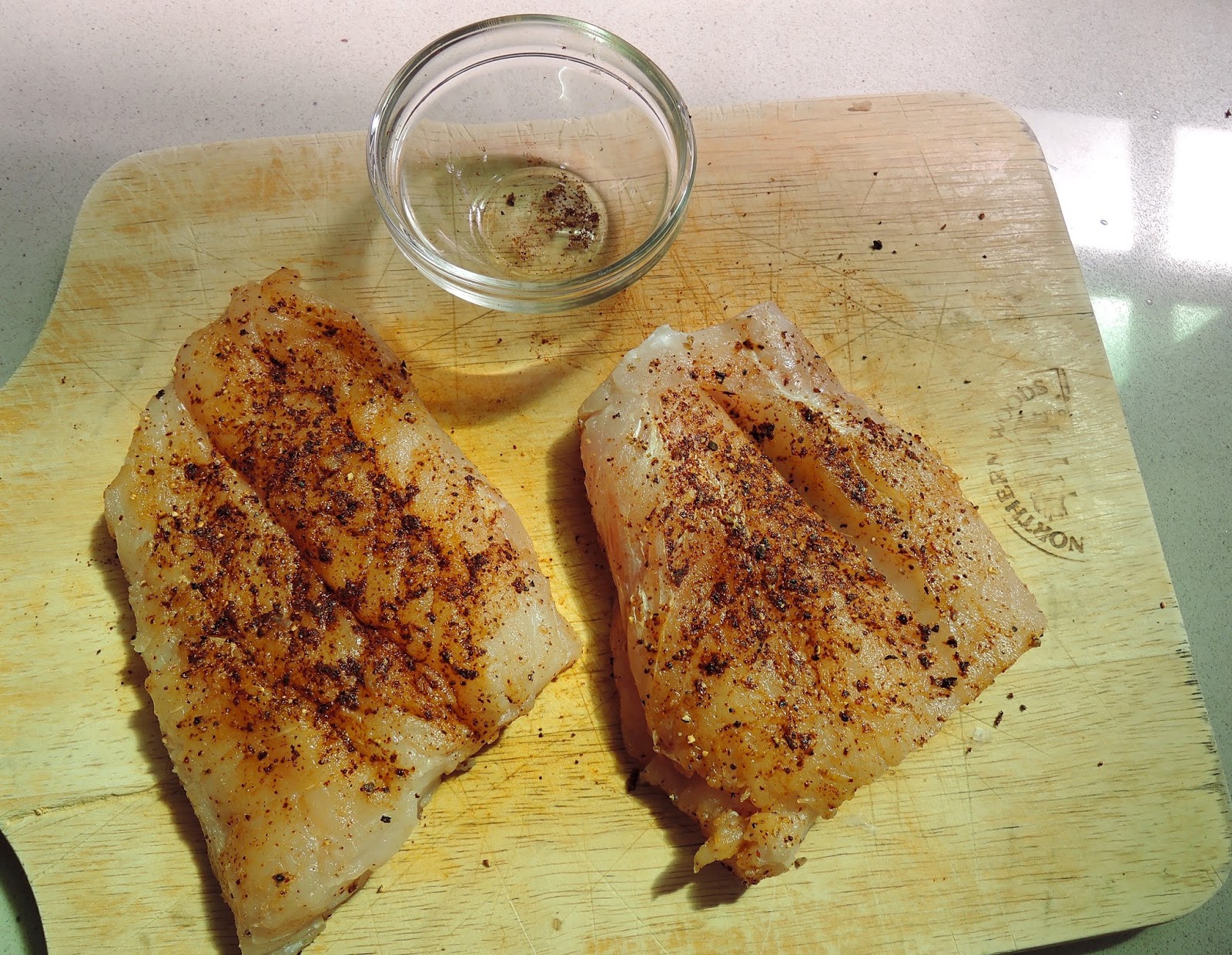 The Briny Lemon: Blackened Grouper with Apricot-Lime Glaze
