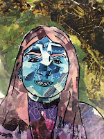 Mrs. Wille's Art Room: 6th grade self-portrait collages