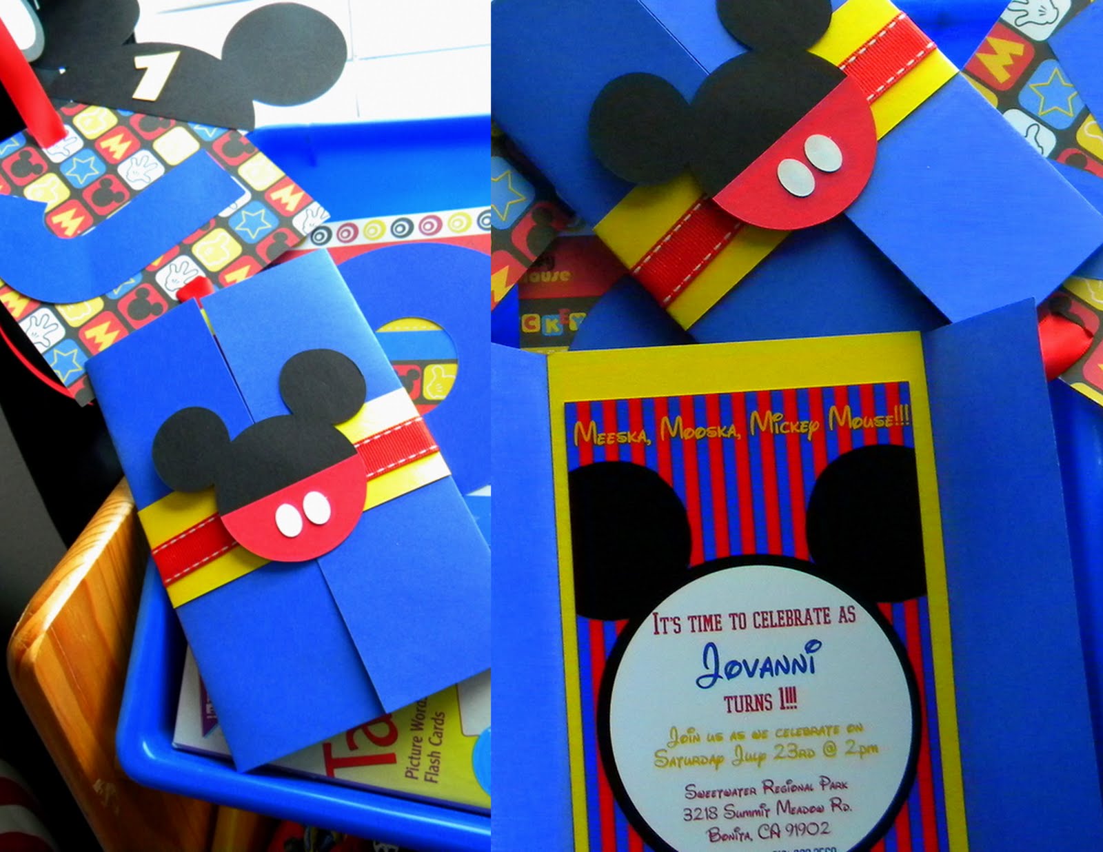 MKR Creations: Mickey Mouse 1st Birthday Theme!