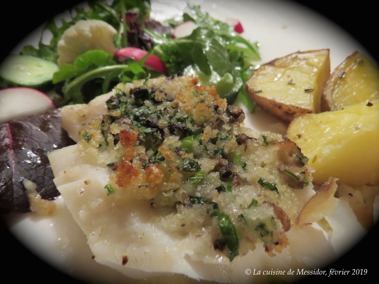 La cuisine de Messidor: Filet de morue en croûte exquise