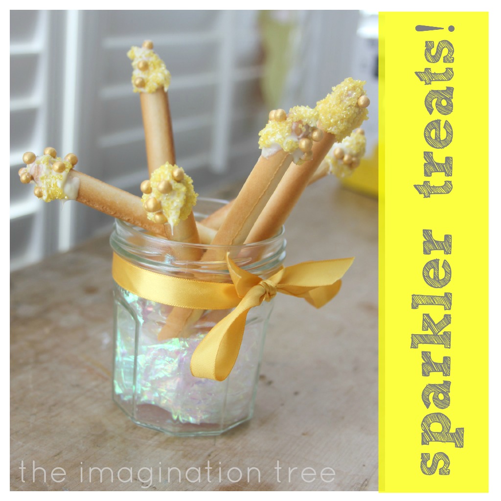 Easy Sparkler Treats for Bonfire Night or New Years! - The Imagination Tree