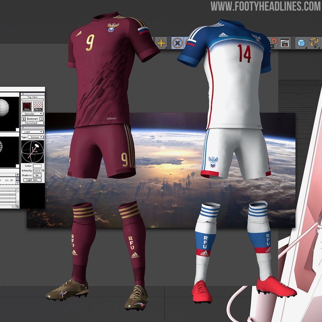 Behind the Design: Outstanding Adidas Russia 2014 World Cup Home & Away ...
