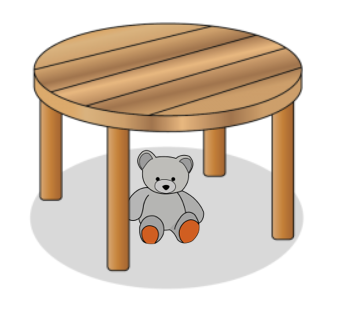 Все изображения "Teddy Bear Under The Table" / picsbase.ru