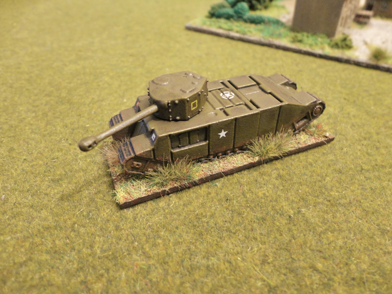 10/ 12mm WW2 and 6mm Napoleonic gaming: British TOG 2 heavy tank