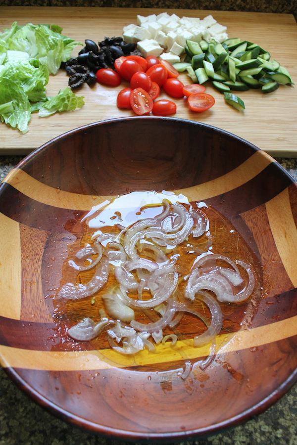 Food Lust People Love: Garlic Lemon Fish Greek Salad Sandwiches # ...