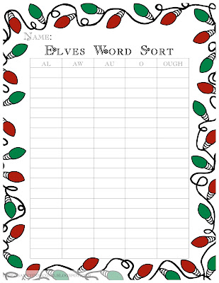 Savvy in Second: Christmas Literacy Centers