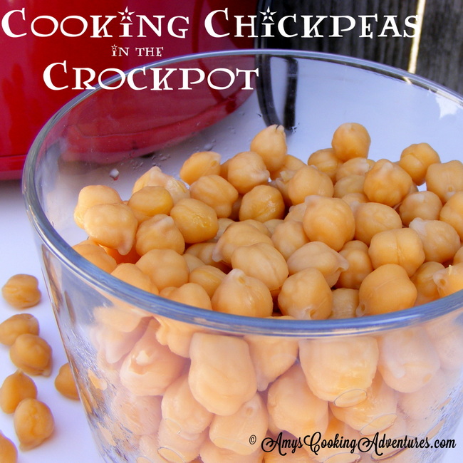 Cooking Chickpeas in the Crockpot