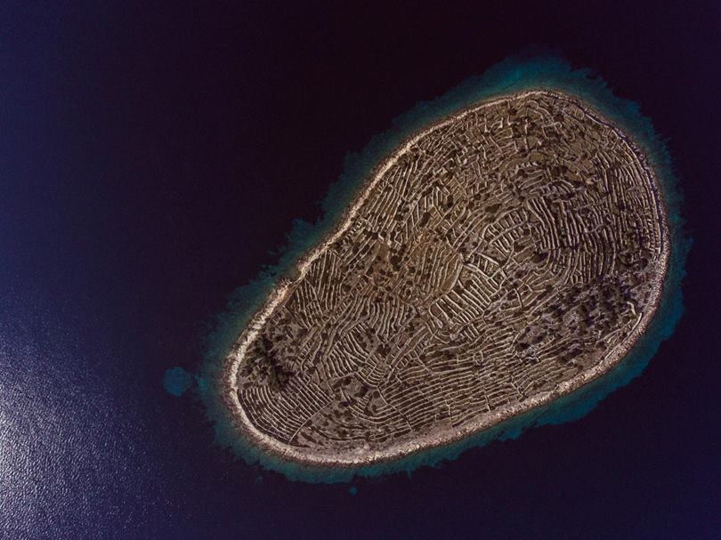 A Giant Fingerprint Island of Croatia