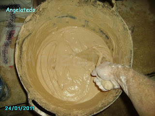 Cómo hacer pasta de yeso para dar en paredes, otra forma ~ Angelatedo