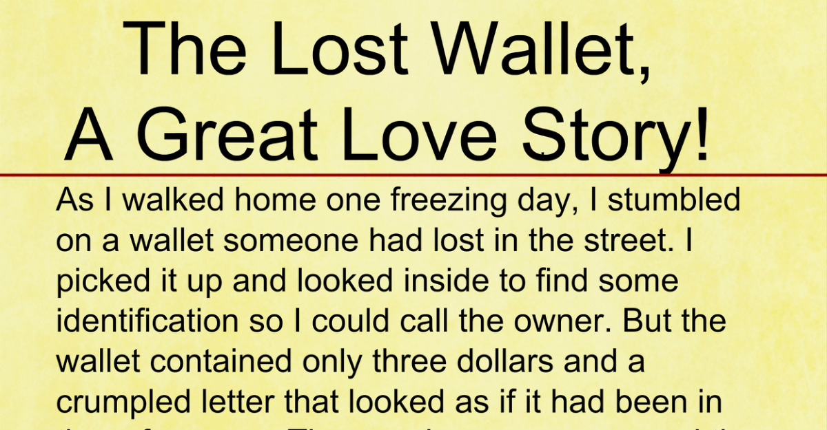 Mesmerizing Words: The Lost Wallet, A Great Love Story!