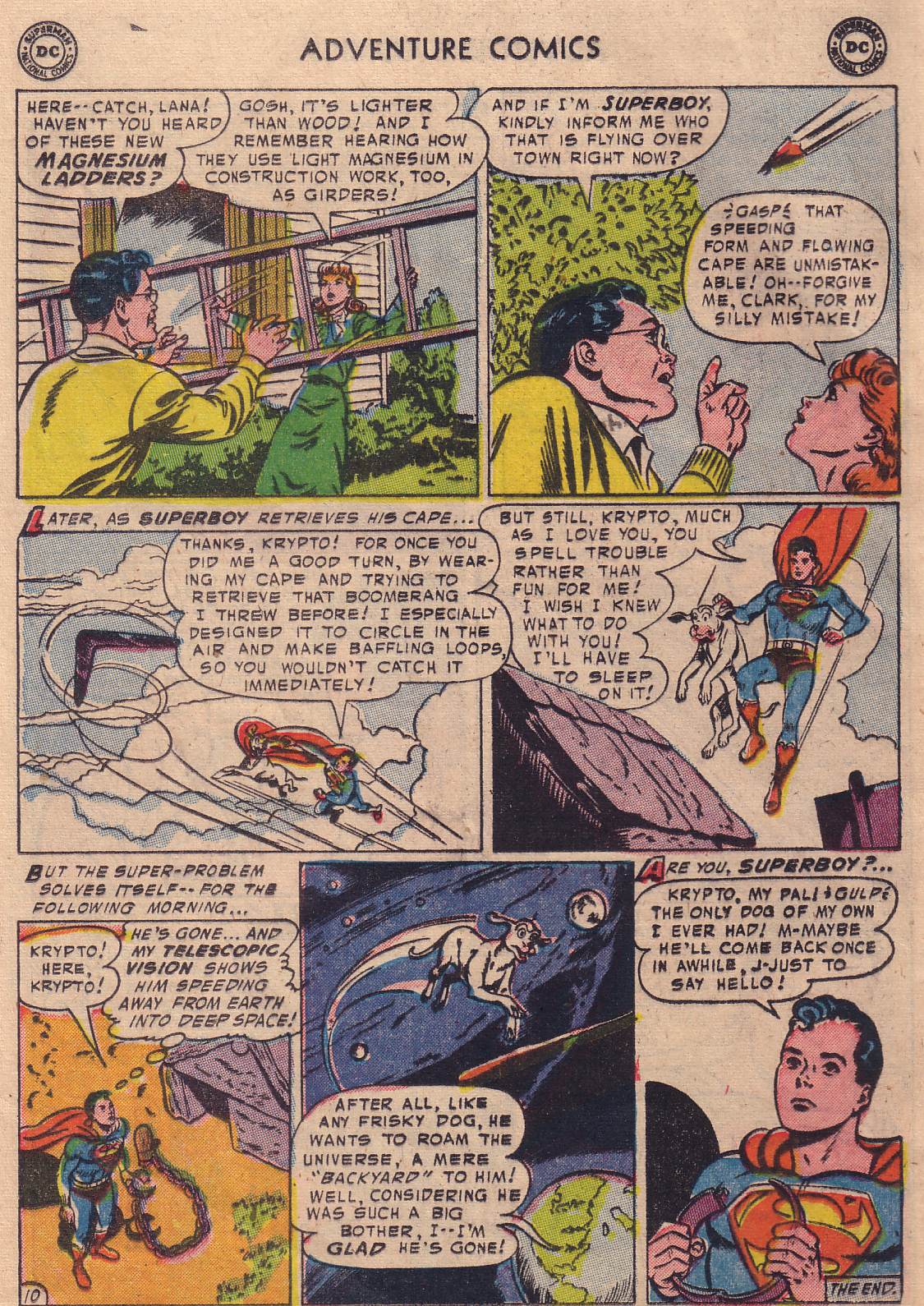 Days of Adventure: Adventure Comics # 210, March, 1955