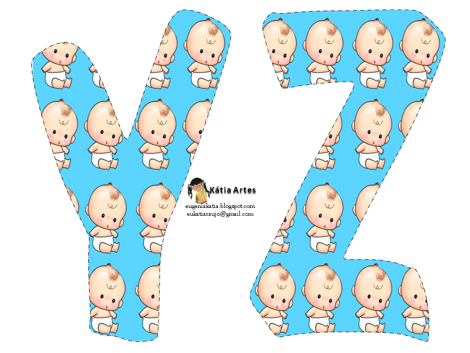 Alfabeto de lindo bebé. - Oh my Alfabetos!