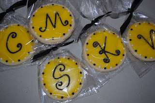 Sweet La La's Custom Cookies: Initial Cookies