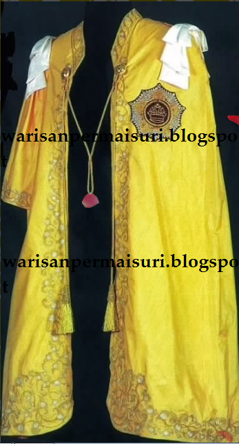 WARISAN RAJA & PERMAISURI MELAYU: Baju Layang Sultan Selangor.