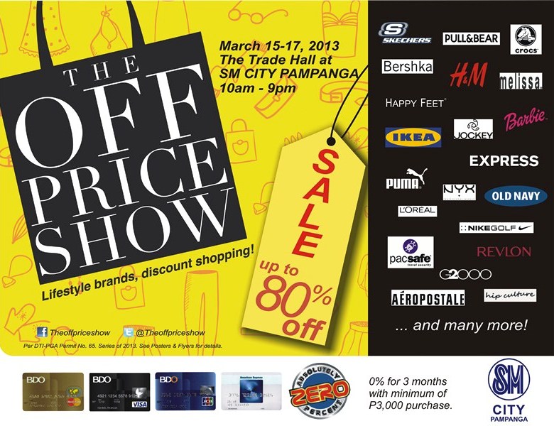 Manila Shopper: The Off Price Show at SM City Pampanga: Mar 2013