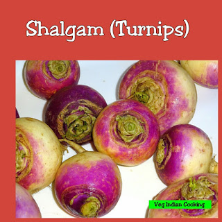 Veg Indian Cooking: Shalgam Ki Sabzi