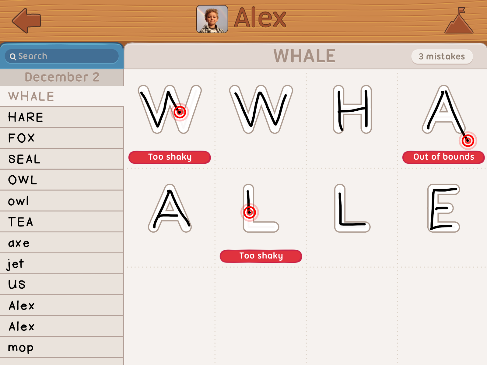 iTrace Makes Learning Handwriting Fun - App Review for iPad - Strange ...