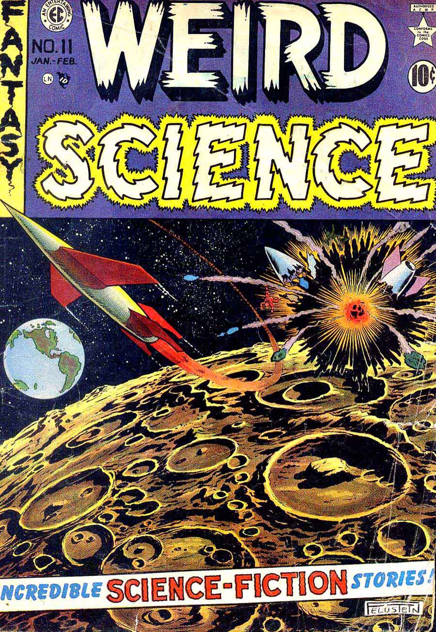 Weird Science v2 #11 - Wally Wood art - Pencil Ink