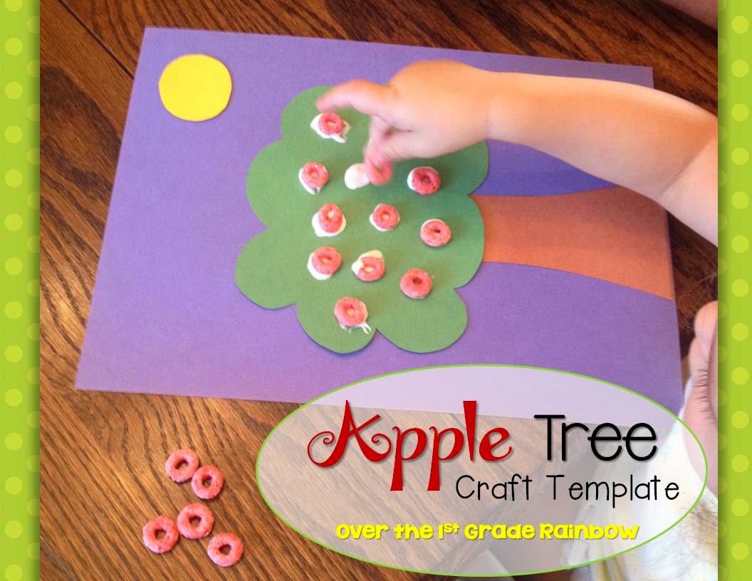 Over the 1st Grade Rainbow: Apple Tree Craft