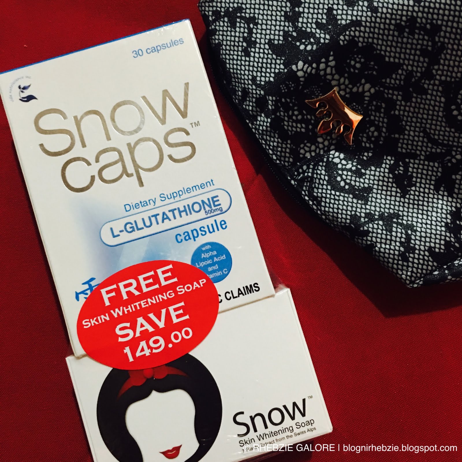 Snow Caps L-Glutathione Review: Unboxing