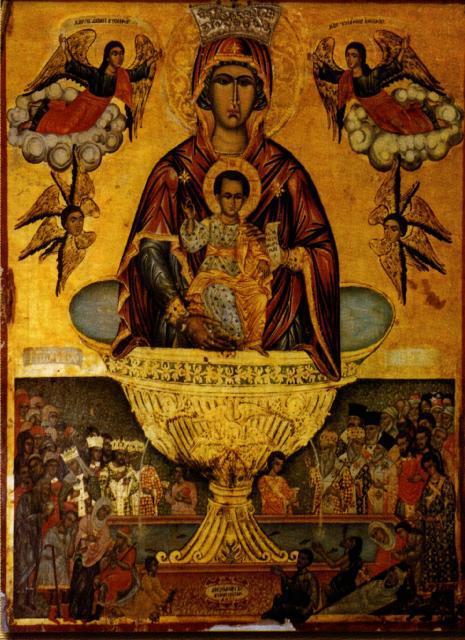 Icon-painting Facts: Icon of the Life-Giving Spring of the Mother of ...
