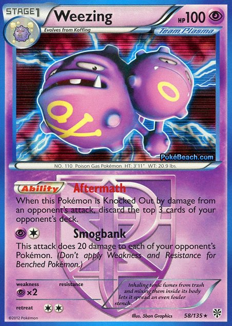 Weezing -- Plasma Storm Pokemon Card Review | PrimetimePokemon's Blog
