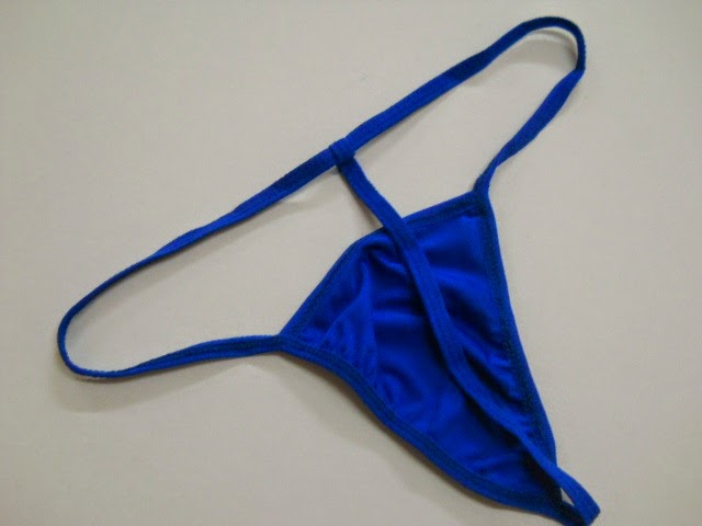 FASHION CARE 2U: U321-2 Sexy Blue T-String Women's Underwear