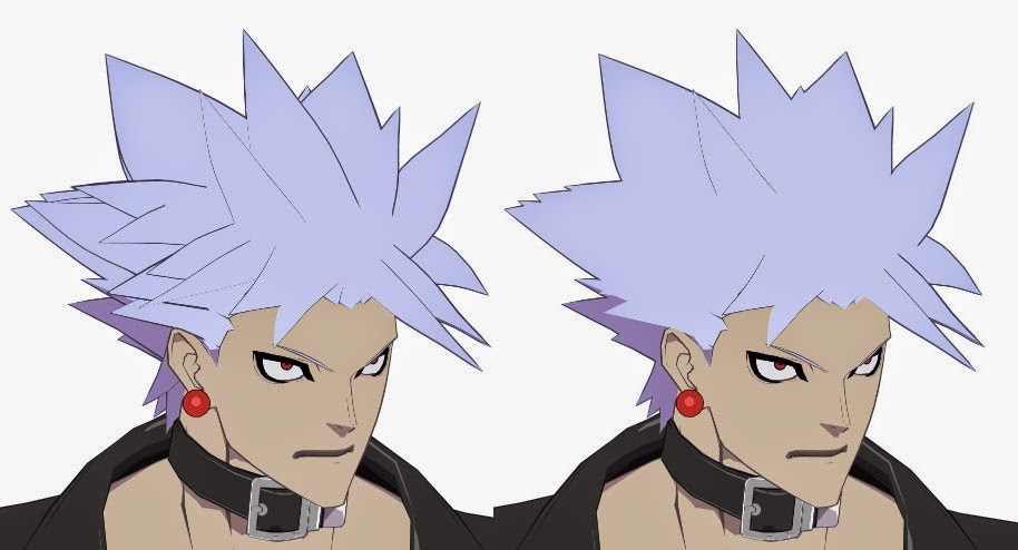 Panupat 3D: Guilty Gear Xrd part 1 - Model, Shading, Lighting