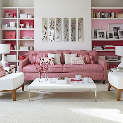 Sala color rosa | Ideas para decorar, diseñar y mejorar tu casa.