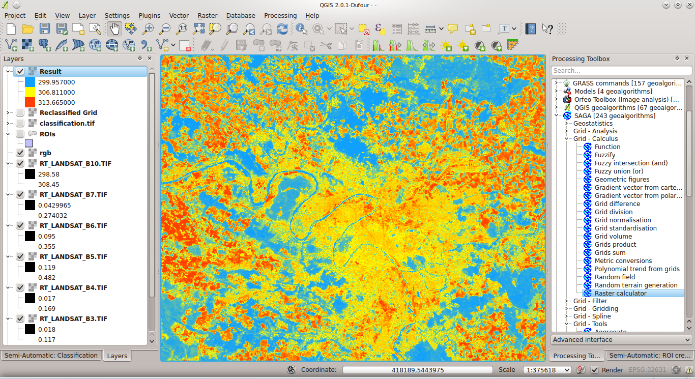 From GIS to Remote Sensing: Supervised Classifications of Landsat ...