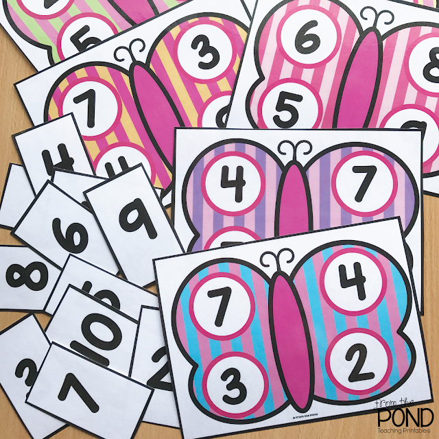 Butterfly Roll & Color Freebie + Resource Updates | From the Pond