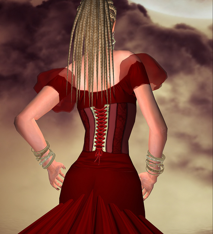 Becky Kénaan's Blog: CWS: Chillin' Red Renaissance Corset Gown ...