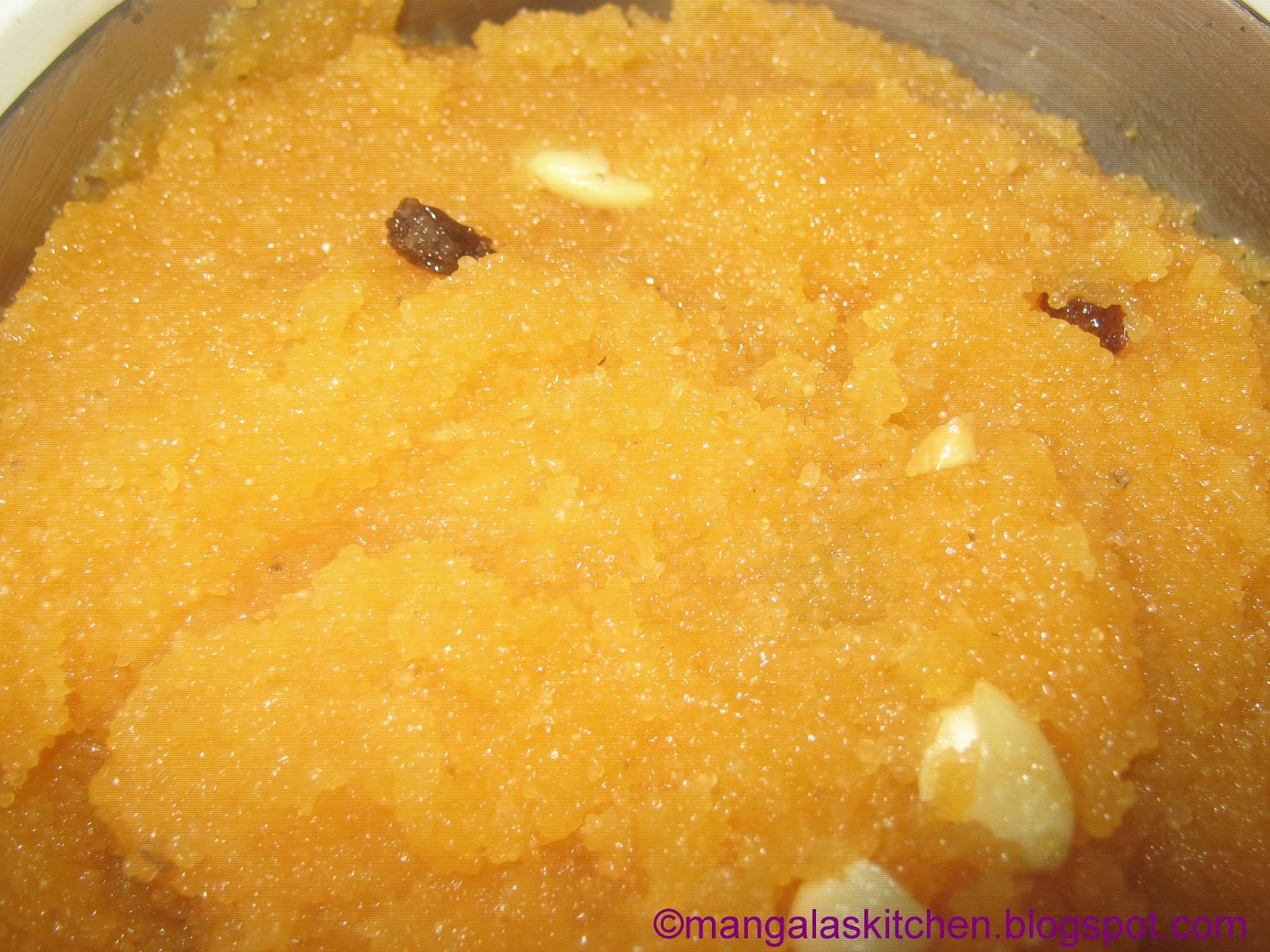 Chow Chow bath | Kesari bath served with Khara Bath | Karnataka recipes ...