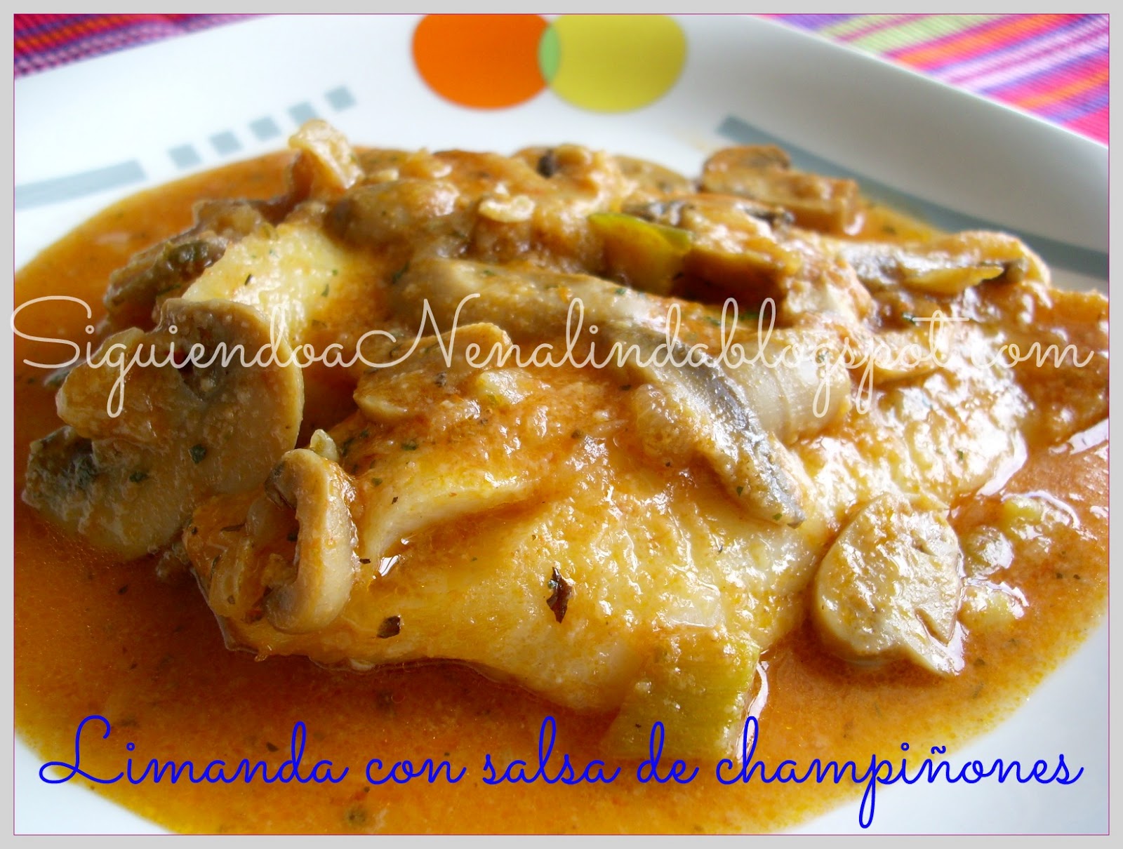 Siguiendo a Nenalinda: Limanda en salsa de champiñones & Microondas ...