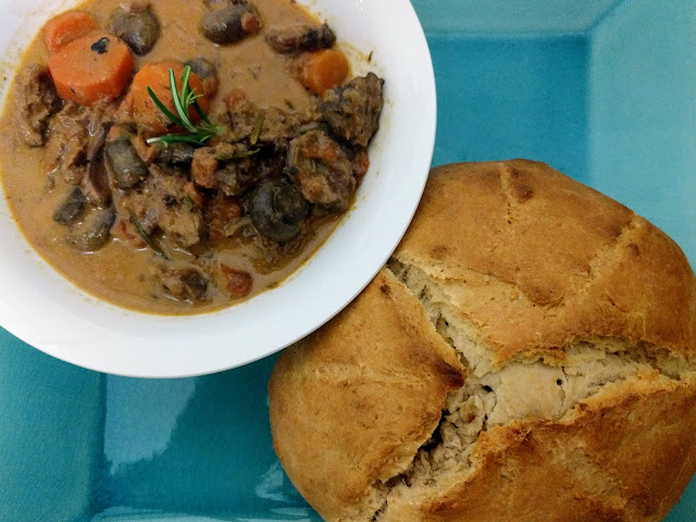 Abroad Cooks: Australia - Kangaroo Tail Stew and Beer Damper