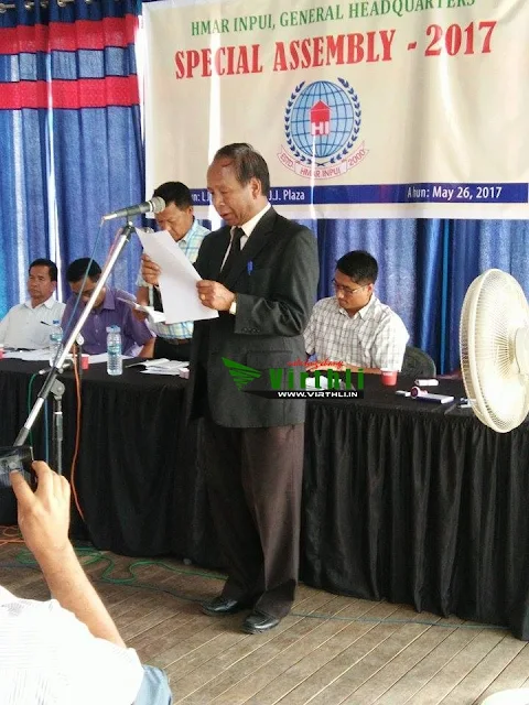 Hmar Inpui, Special Assembly (9th Hmar Inpui Assembly) nei; Assembly ...