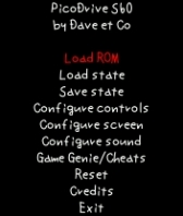 Symbian s60v2: PicoDrive S60v2 (Emulator Sega)