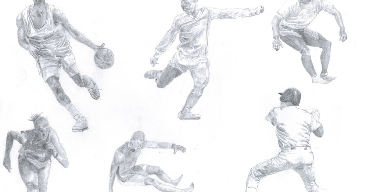 Athlete Figure Drawing Study