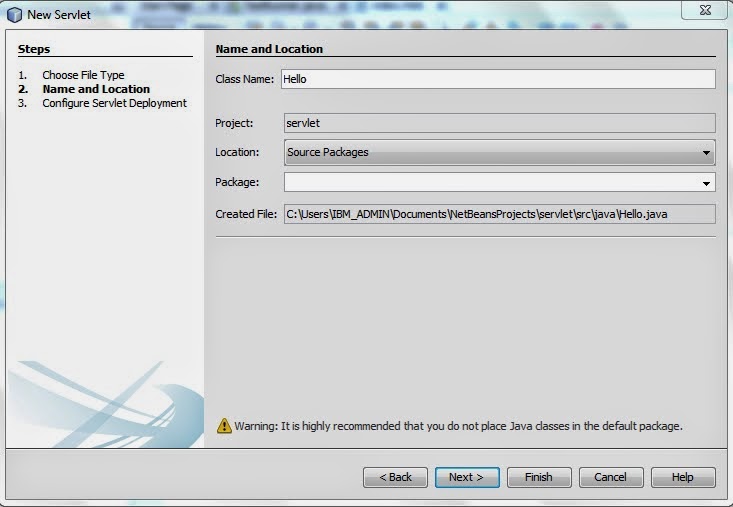 Programming for beginners: Hello World Servlet Application