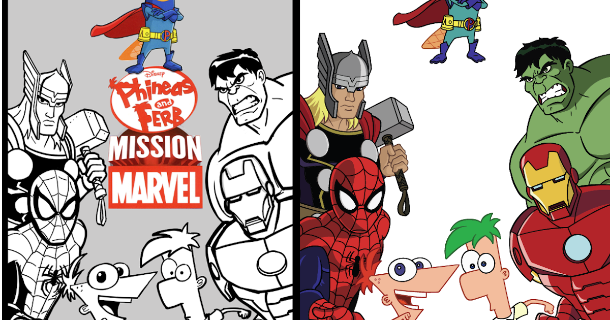Anthony Vukojevich: Phineas and Ferb Mission Marvel DVD poster/cover