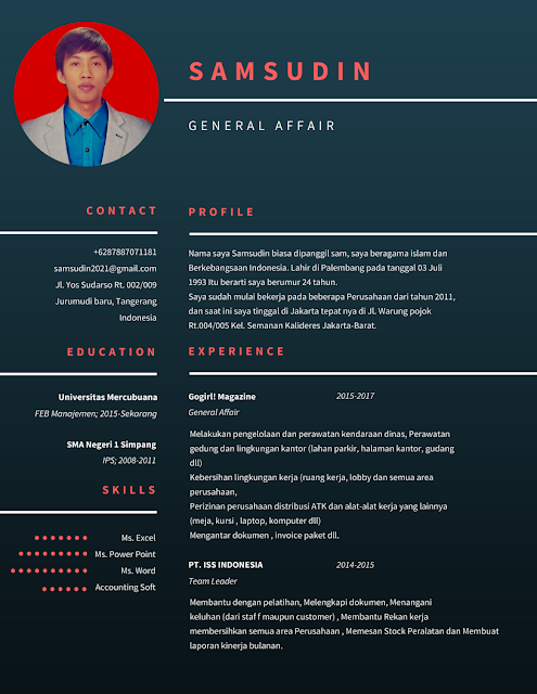 18 Contoh Cv Keren Terbaru - Galeri Jobseeker