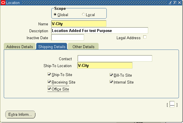 oracle concepts for you: Oracle Inventory Defining Location in R12