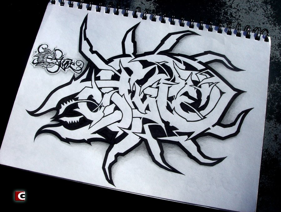 Cool Notebook Graffiti Art | Right Shot in the Right Time