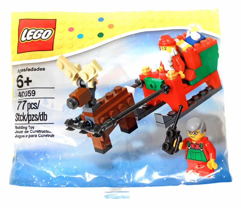 Oz Brick Nation: LEGO S@H Exclusive 40059: Santa's Sleigh Review.