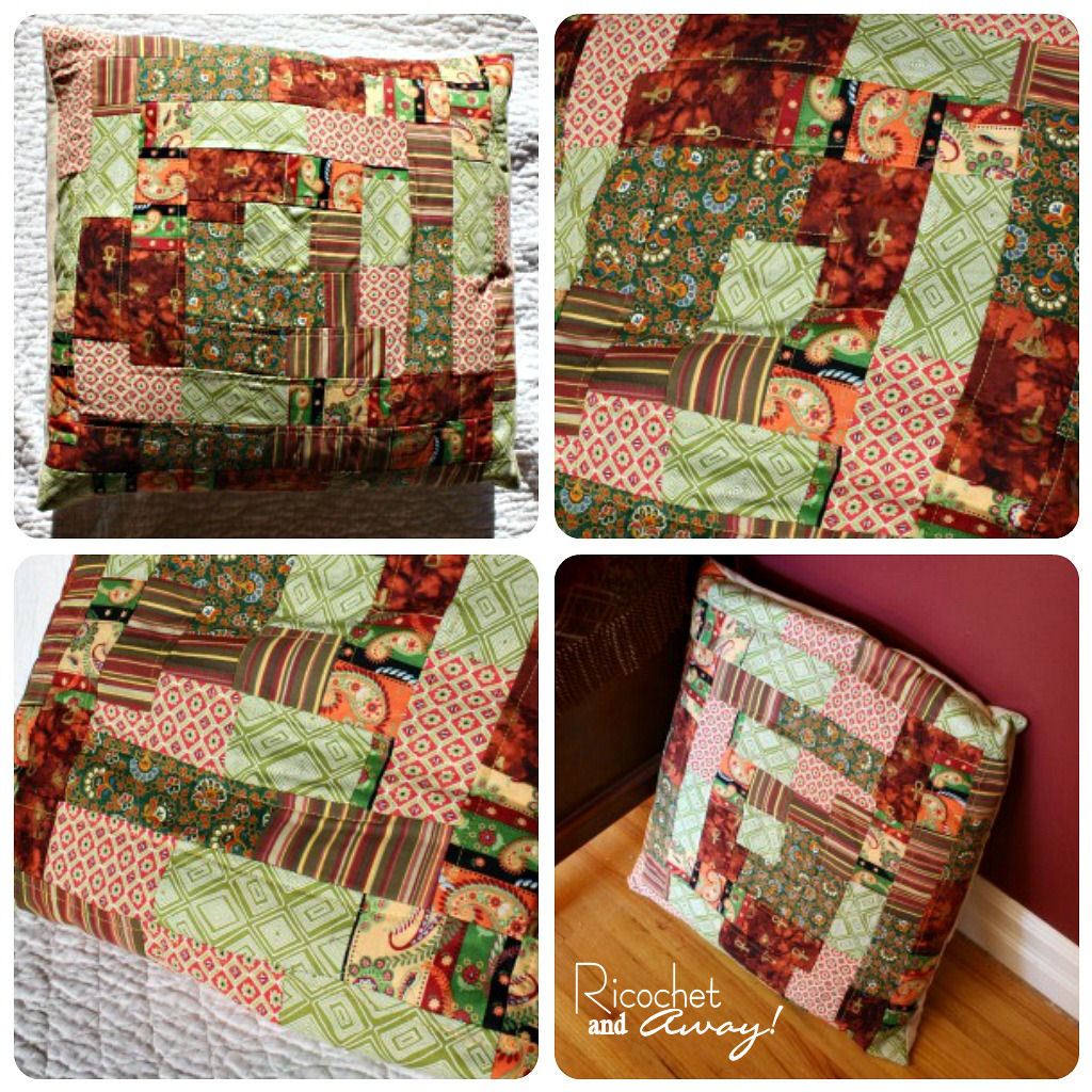 Ricochet and Away!: Patchwork Pillows