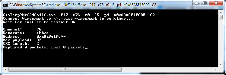 Embedded Innovation: nRF24L01+ sniffer - part 2