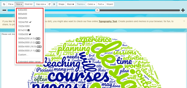 Blended Learning @ (Tech+Education) : How to create Wordcloud?