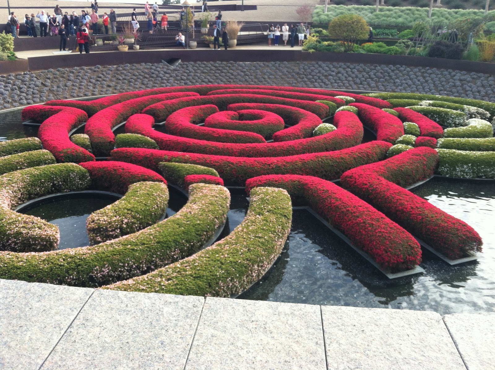 Avahs Garden: Spring at the Getty,LA- with the family.