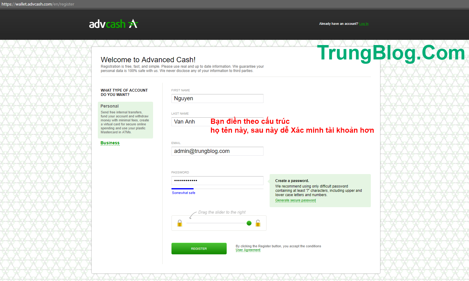 Trung Blog: AdvCash là gì? Hướng dẫn đăng ký và sử dụng ví điện tử AdvCash