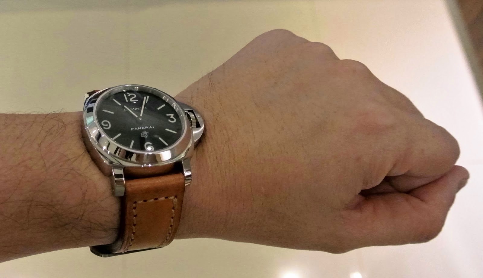 Swiss Design Watches: Panerai Luminor Base Logo Acciaio PAM 000 & PAM 005